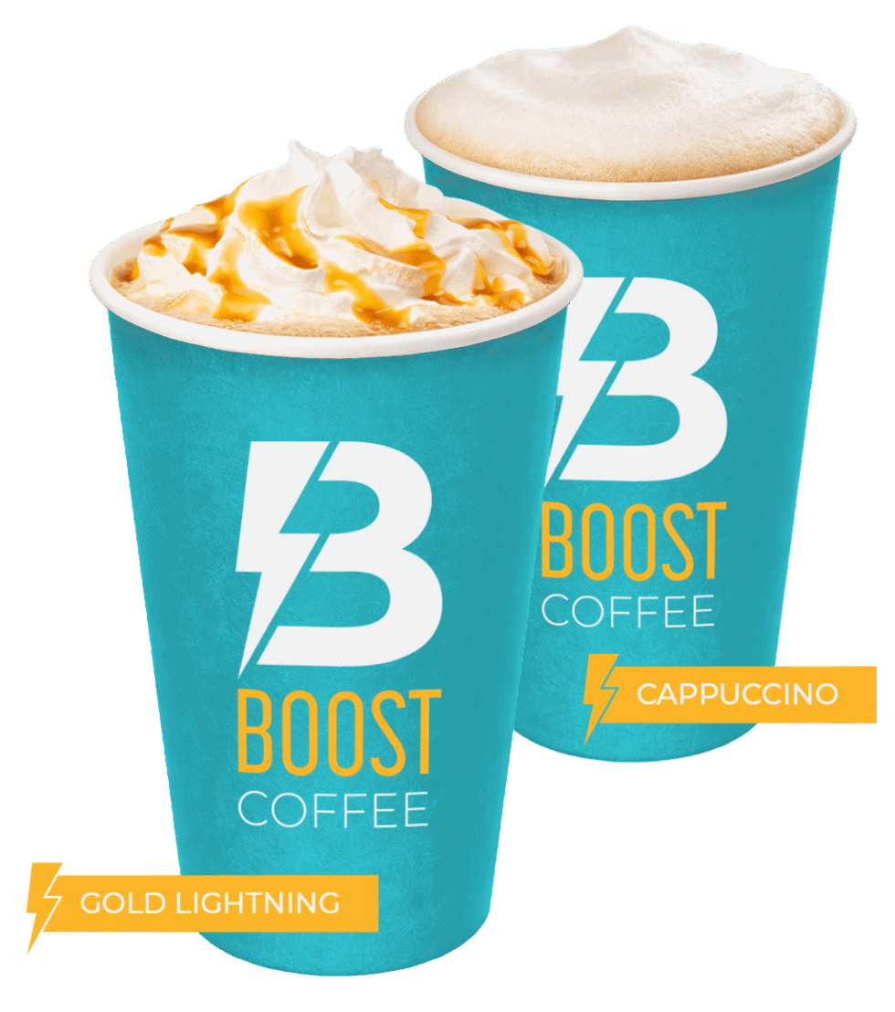 Boost Coffee Menu | Lattes, Refreshers, Protein Shakes, Smoothies