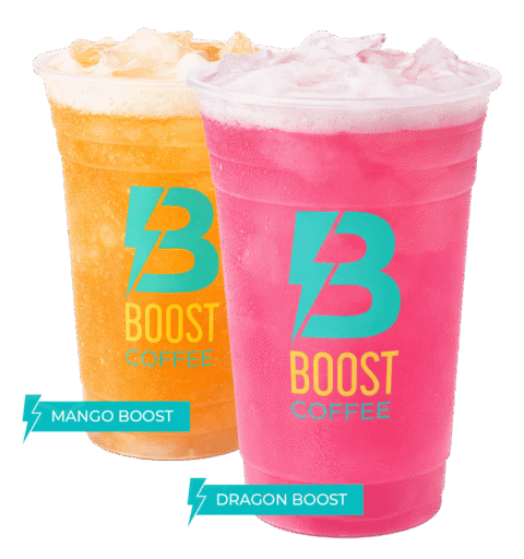 Boost Coffee Menu | Lattes, Refreshers, Protein Shakes, Smoothies