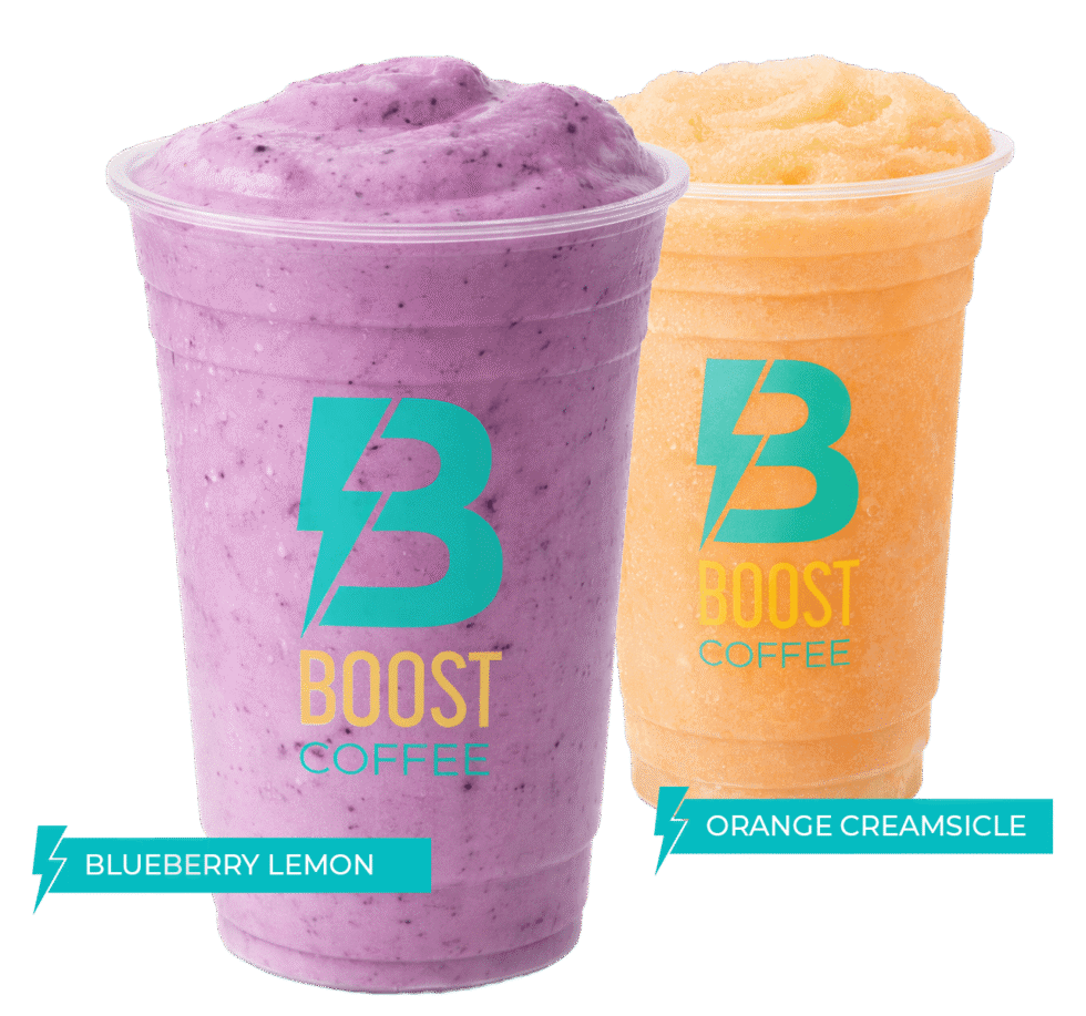 Boost Coffee Menu | Lattes, Refreshers, Protein Shakes, Smoothies